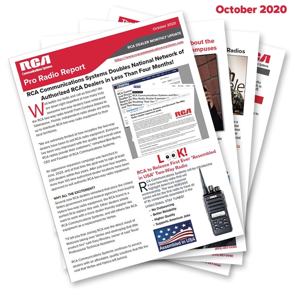 Become an RCA Two-Way Radio Dealer - RCA Communications SystemsRCA ...
